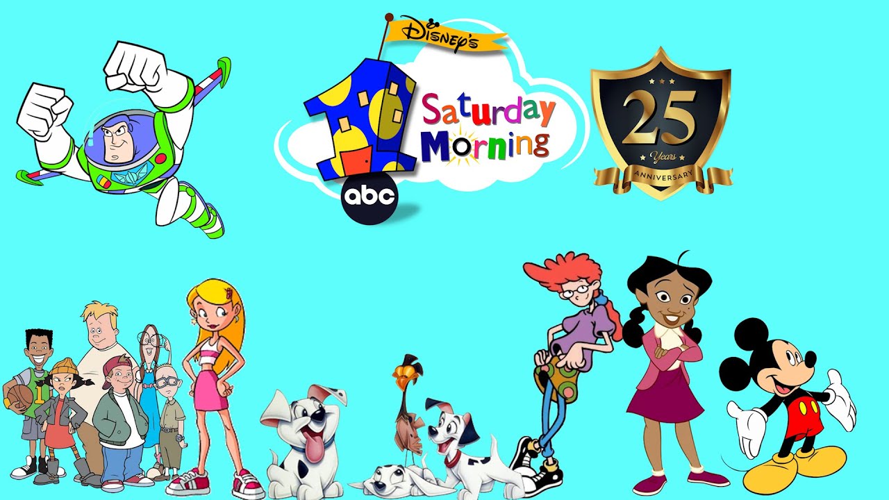 Disney's 1 Saturday Morning 25th Anniversary Slideshow - YouTube
