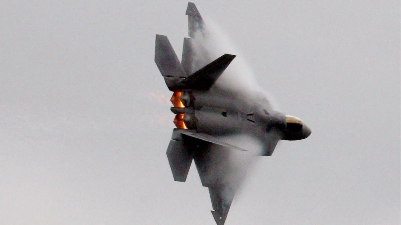 F-22 Raptor Completes Combat Surge Over Syria - YouTube