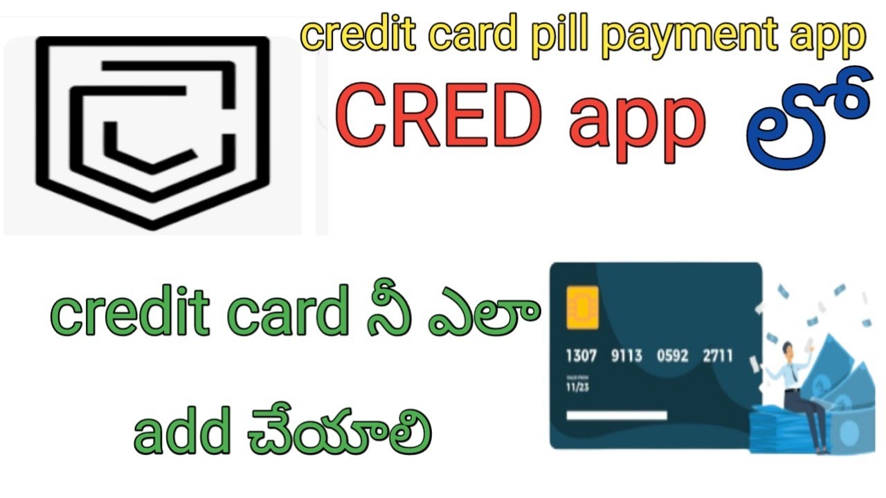 credit card bill pay using cred app in telugu|| how to new credit card ...
