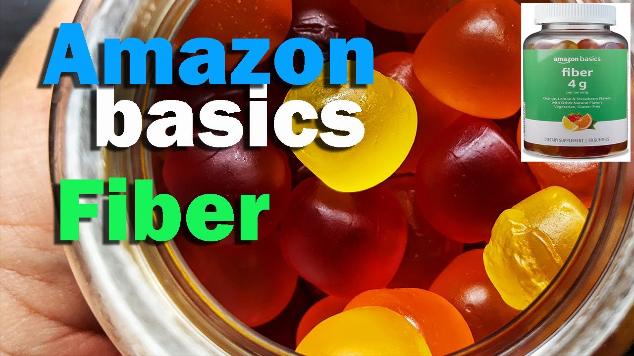 Amazon Basics Fiber Gummies REVIEW - YouTube
