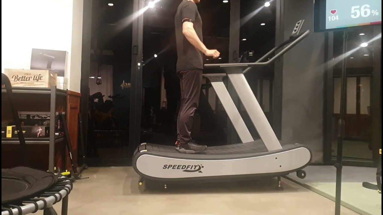 무동력트레드밀 SPEED FIT - YouTube