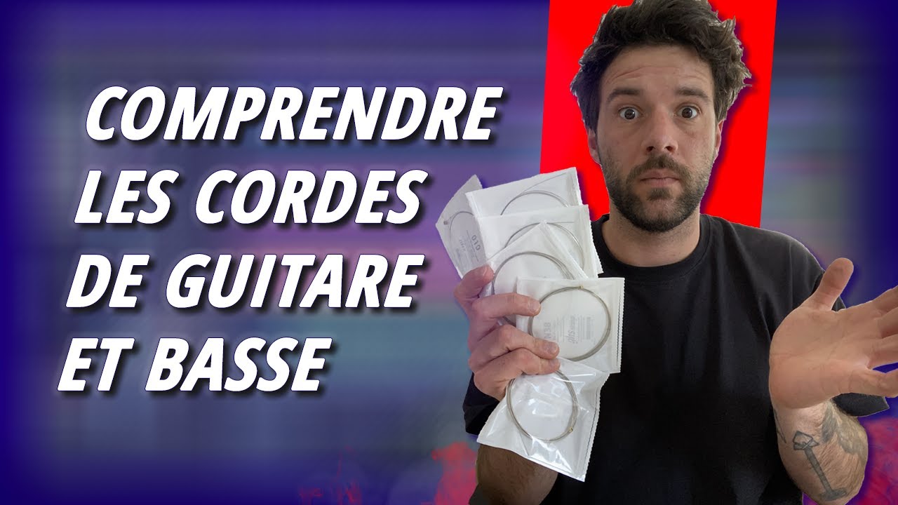 Comprendre les types de cordes pour guitare et basse en un tout petit ...