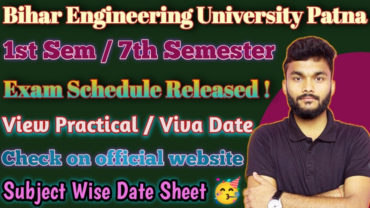 Bihar Engineering University Patna 1st sem and 7th semester subject ...