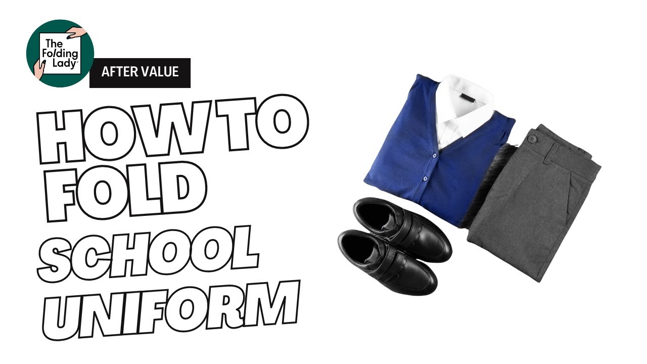 BACK TO SCHOOL: how to fold school uniform - YouTube