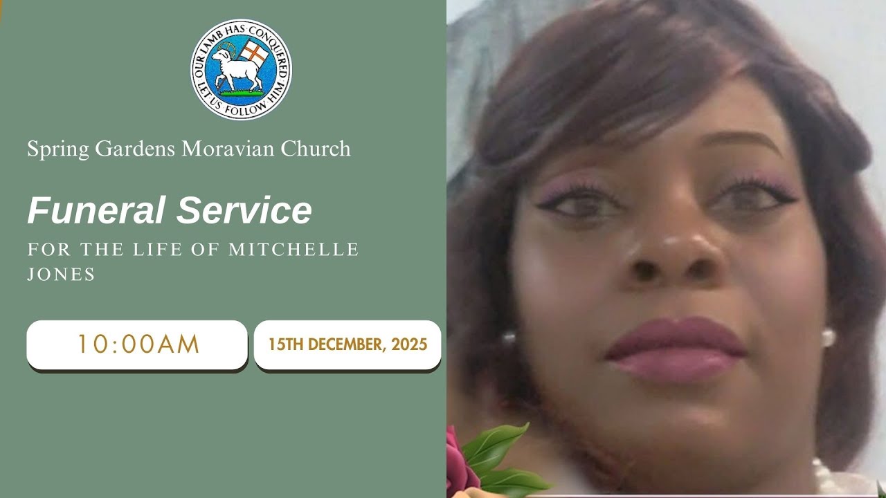 Funeral Service for Mitchelle Jones - YouTube