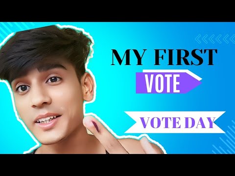 MY FIRST VOTE / VOTE DAYS #vote #india #vlog #love #me #trending - YouTube