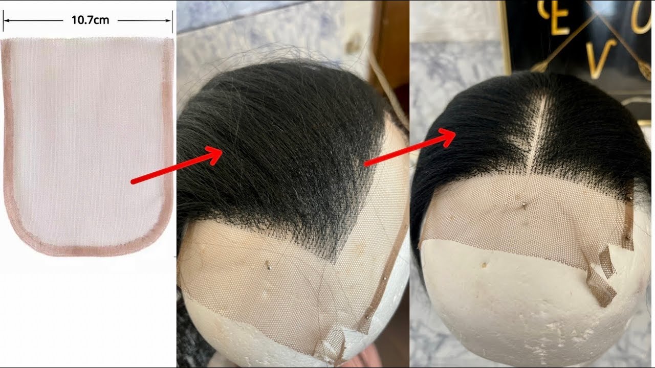 HOW TO MAKE A CLOSURE / CLOSURE VENTILATING FOR BEGINNERS - YouTube