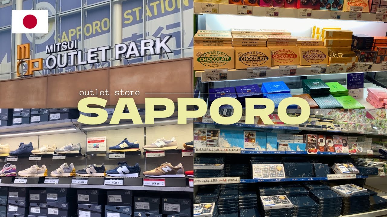 mitsui outlet store + pasalubong shopping in SAPPORO 🇯🇵 | 🇯🇵 sapporo ...