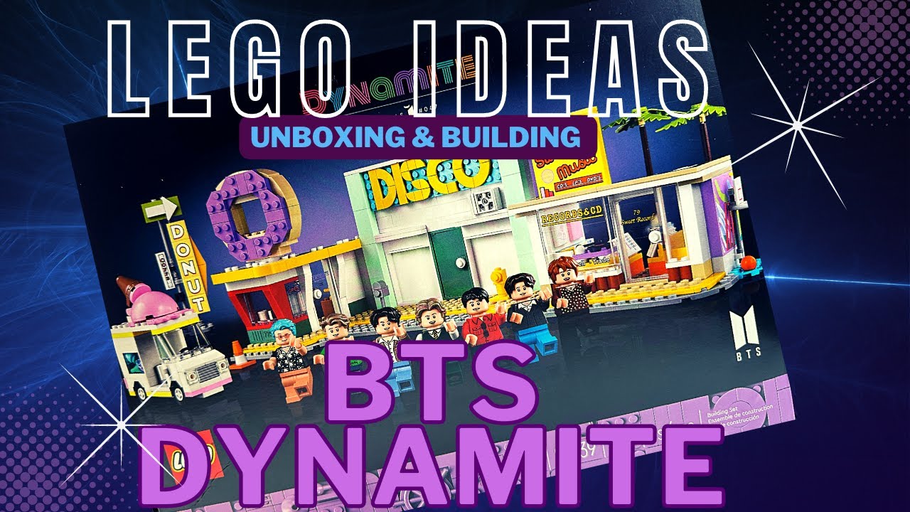 LEGO BTS DYNAMITE (Unboxing & Building in 4K Timelapse): Lego BTS vs ...