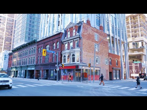 Toronto Canada Warm Weather on Streets of Toronto | City Vibes 4K - YouTube