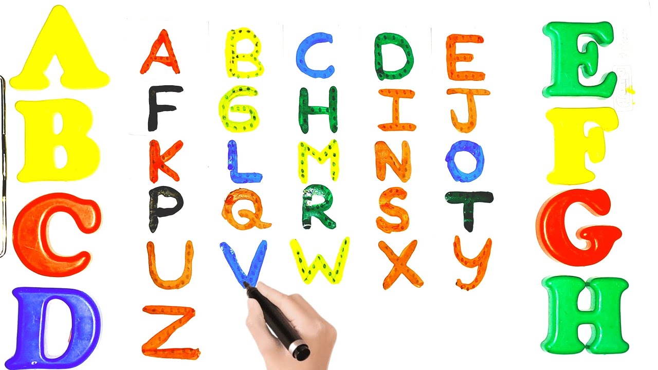 Alphabet Dots To Trace, Abc Alphabets Learning, Abcd, #kidssong # ...