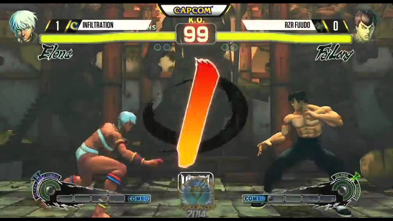Capcom Cup USF4: Infiltration (Elena) vs Fuudo (Fei Long) - Ultra ...