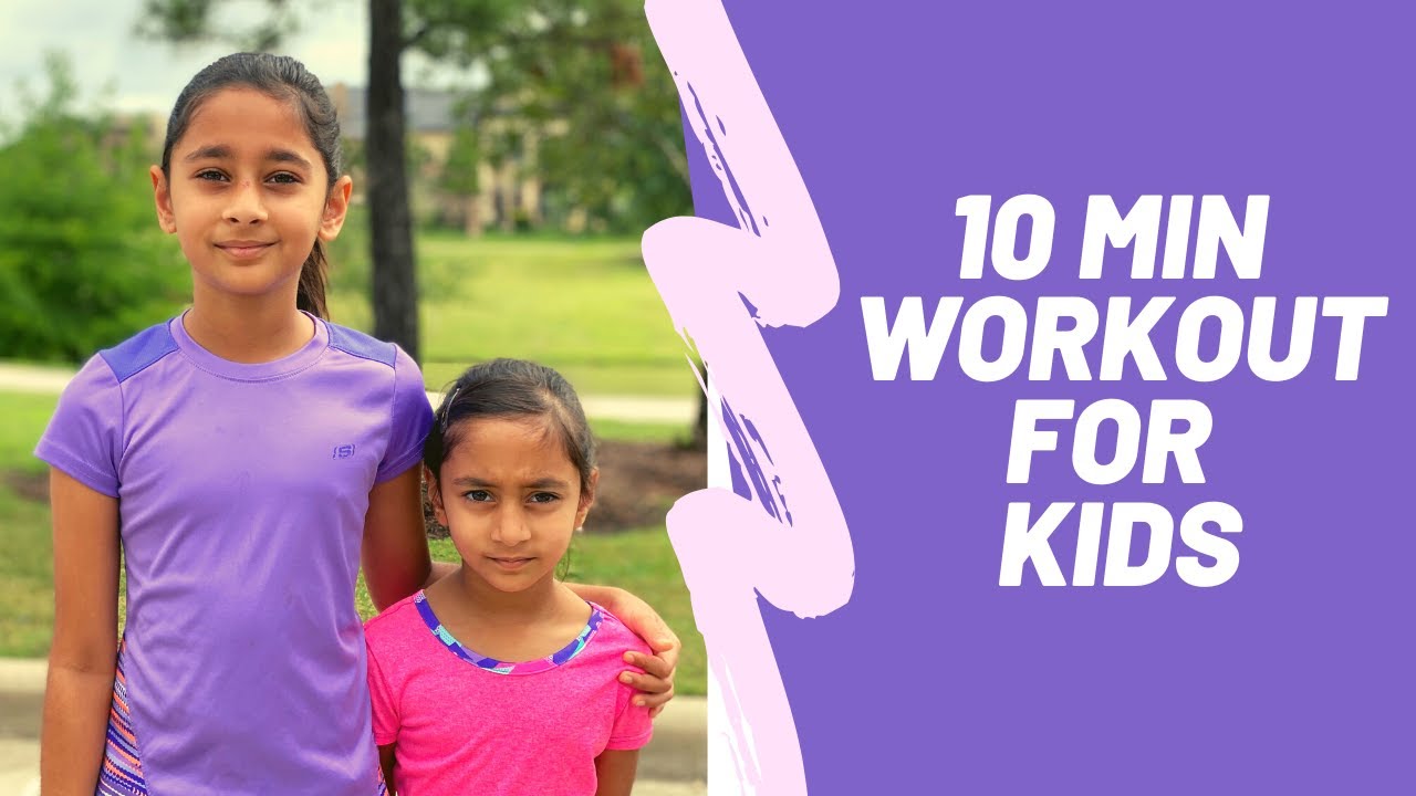 10 min kids workout | Easy workout for families. - YouTube