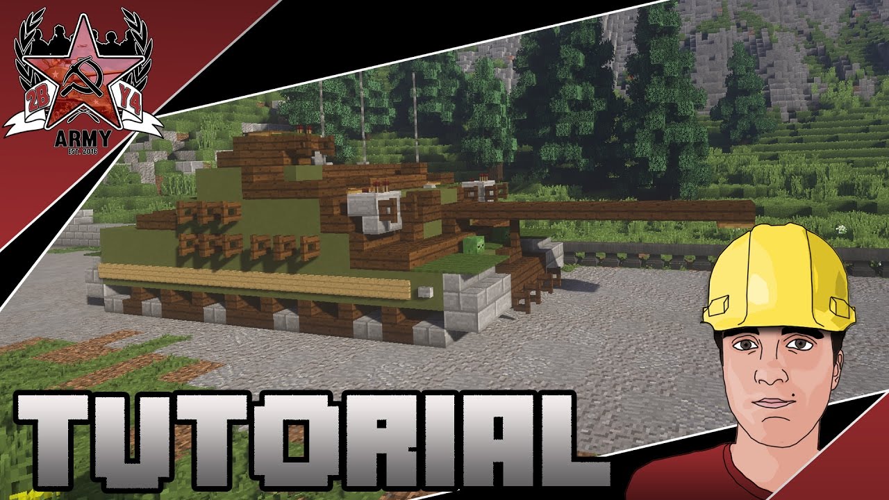 Minecraft: WW2 A39 Tortoise Super-Heavy Tank Tutorial - YouTube