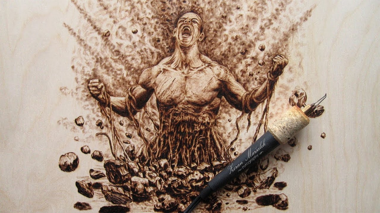 Pyrography | Uprising | fast motion video - YouTube