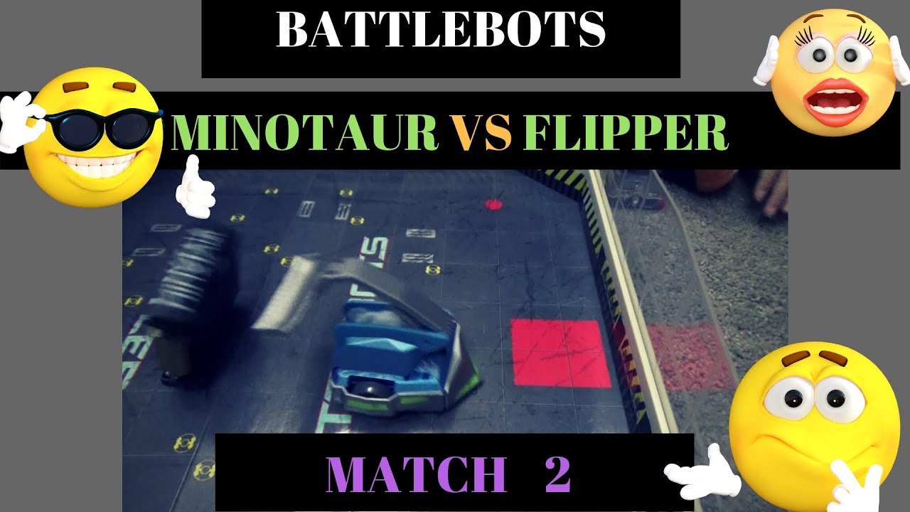 Battlebots Arena Pro-Minotaur vs Flipper - YouTube