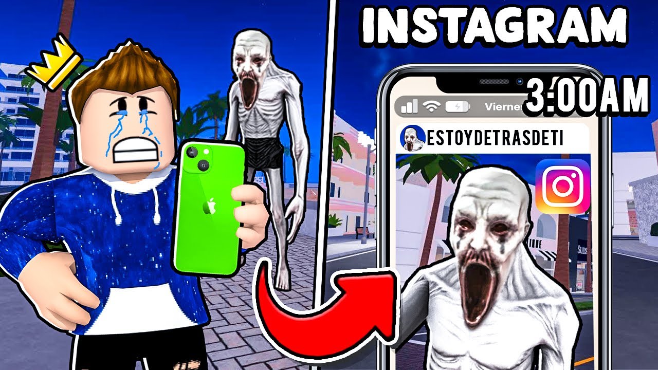 NUNCA JUEGUES ROBLOX INSTAGRAM A LAS 3:00 DE LA MAÑANA! - Roblox ...