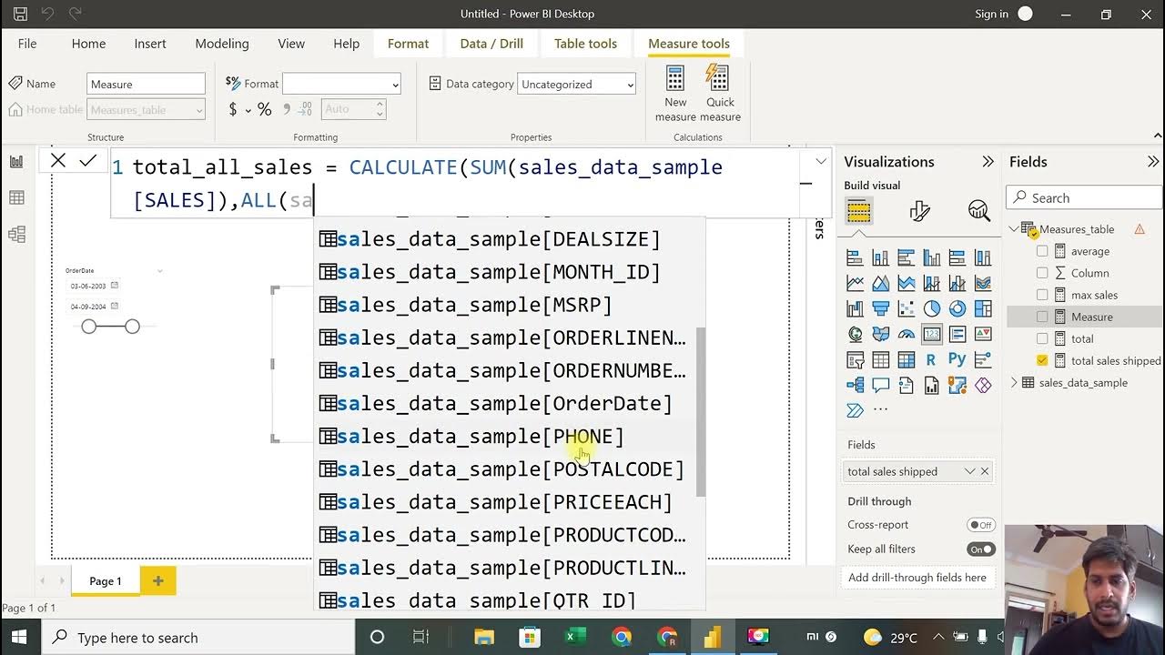 4 Power Bi Data Analysis Expression Dax All Function Youtube