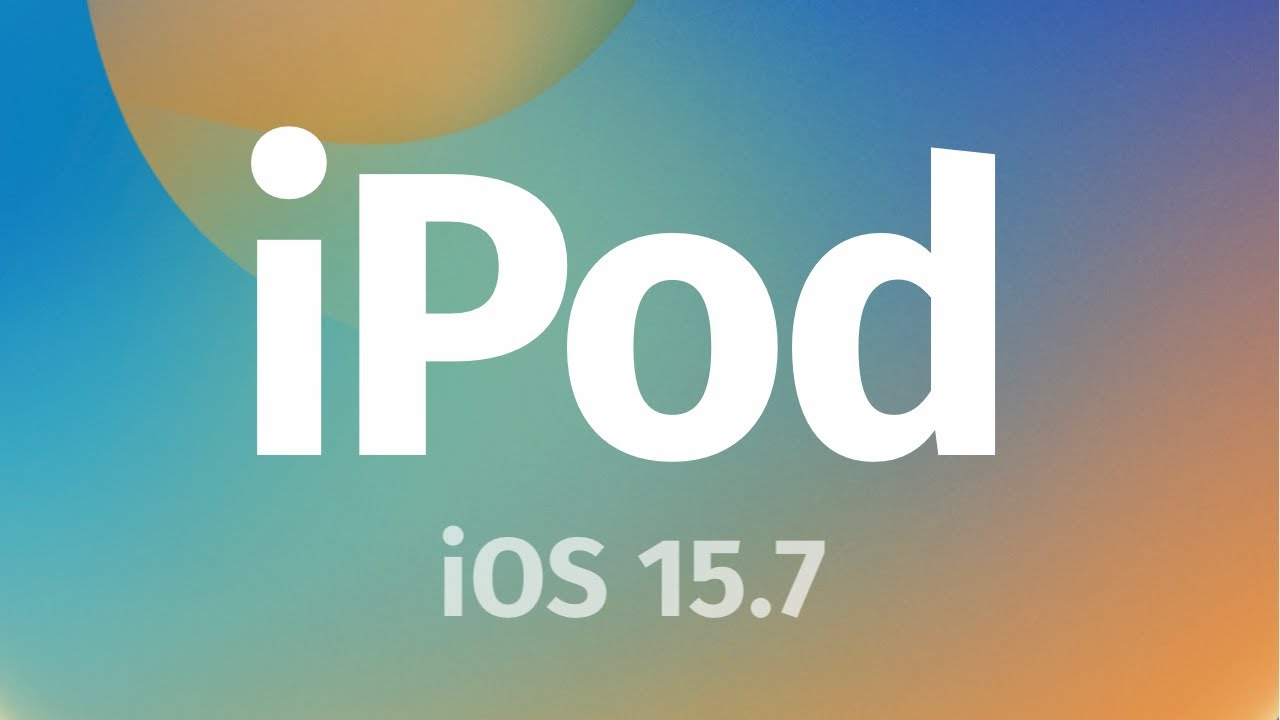 How to Update iPod touch to iOS 15.7 - YouTube