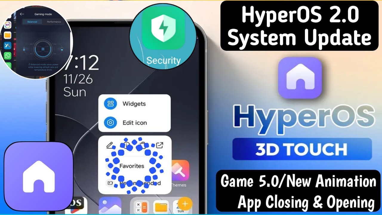 HyperOS 2.0 Game Turbo 5.0 Features/HyperOS 2.0 App Closing & Opning ...