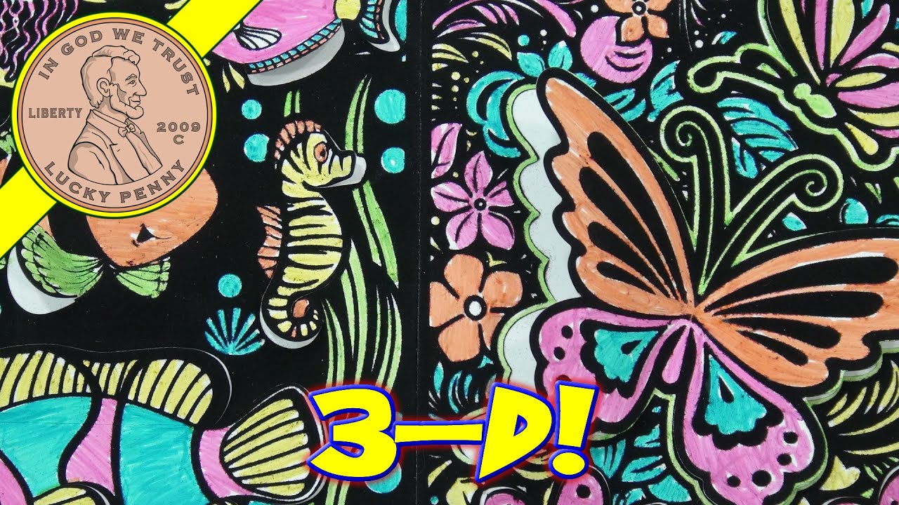 Pop Velvet 3D Art Kit, Creative Kids - I Draw Butterflies - YouTube