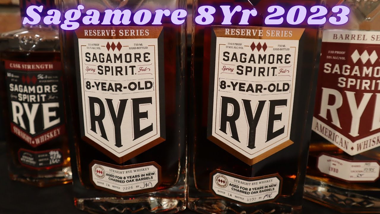 New Release Sagamore Spirit 8 Year Rye. Best Rye of 2023 - YouTube