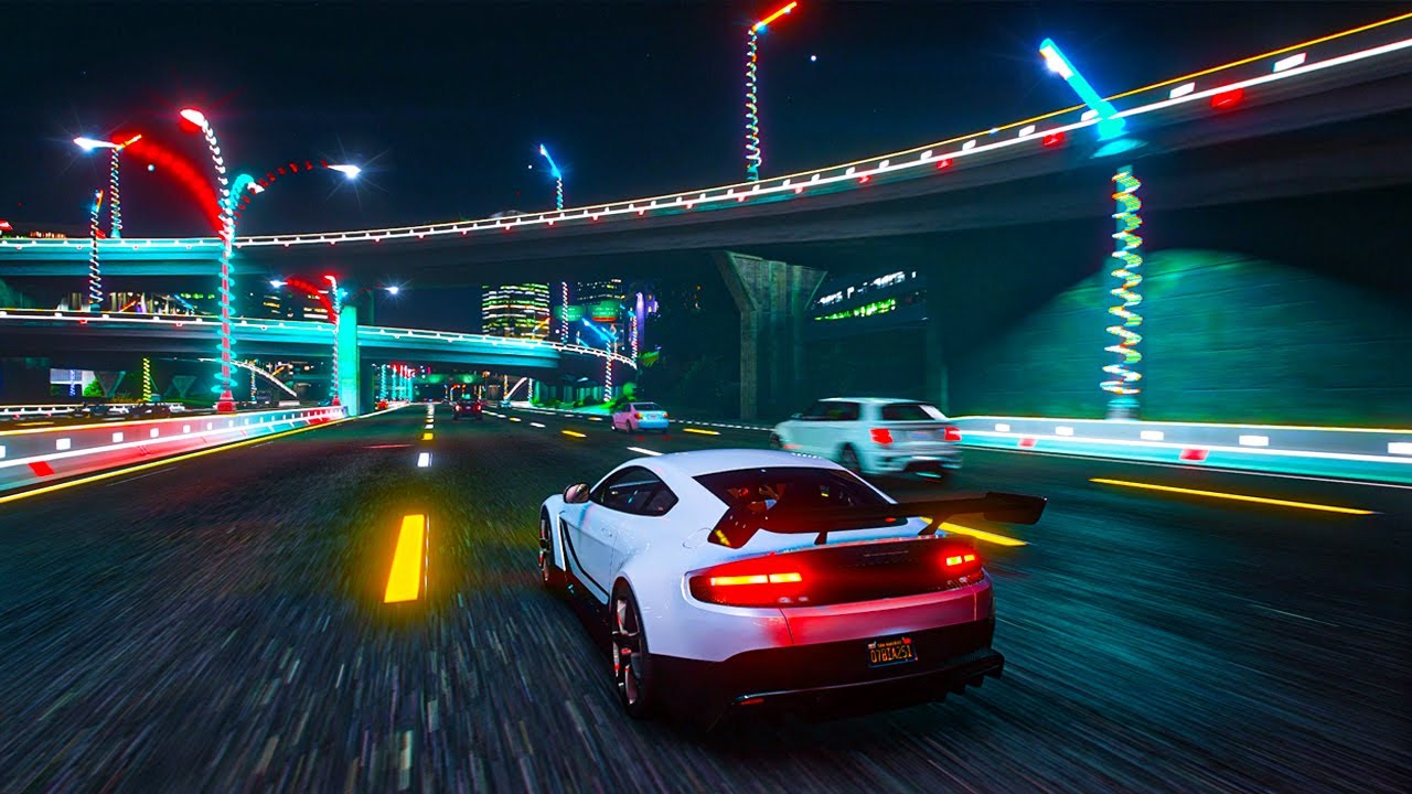 GTA 5 NEON LIGHTNING MOD | QUANTV + WLS CHRISTMAS LIGHTS + LIGHTNING ...