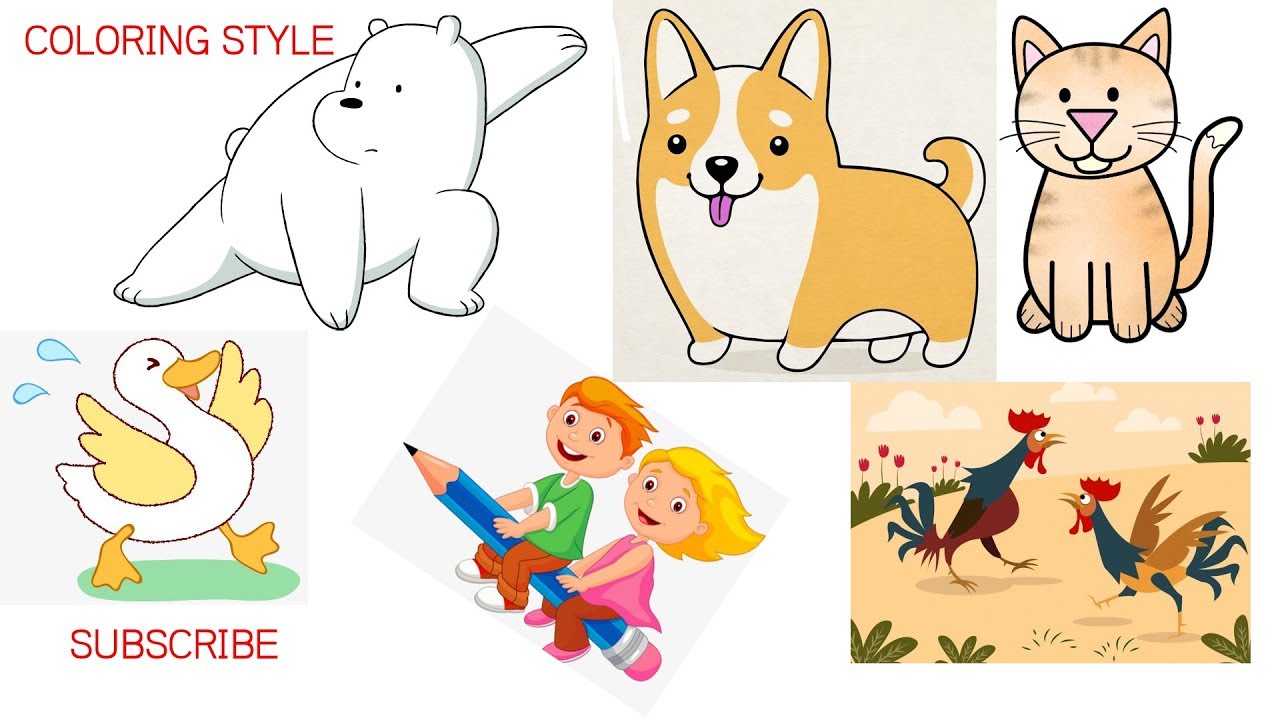 FAST EASY WAY TO DRAW WILDLIFE |DRAWING ANIMALS |ANIMALS DRAWING EASILY ...