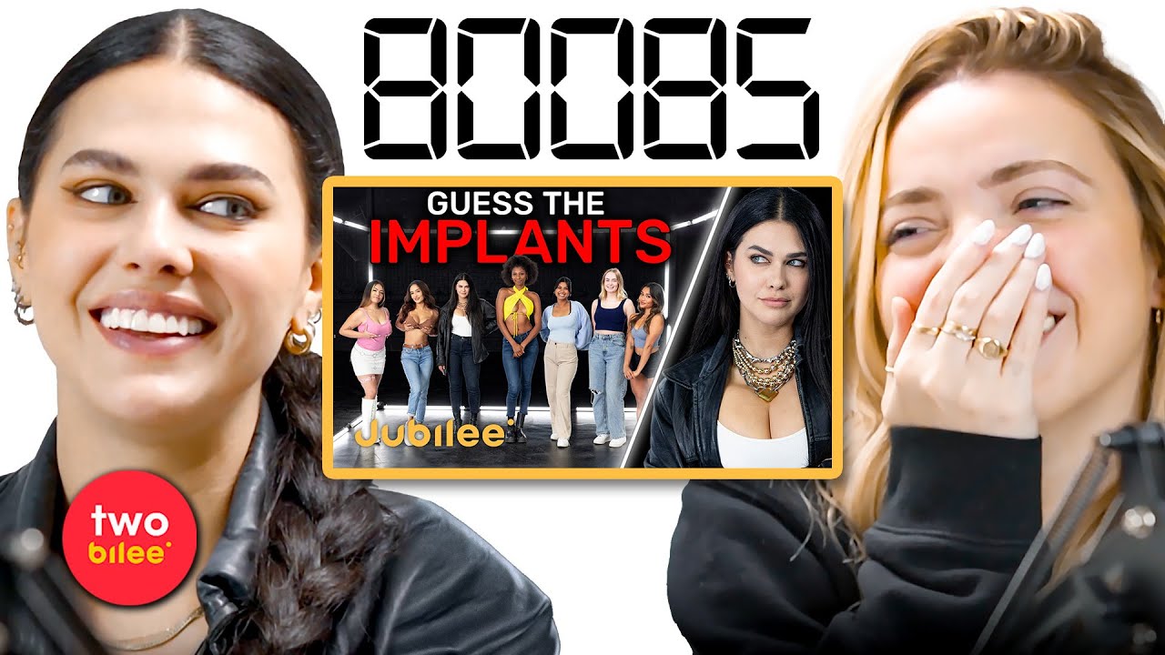 Jess & Bonnie React: 6 Natural Breasts vs 1 Fake - YouTube