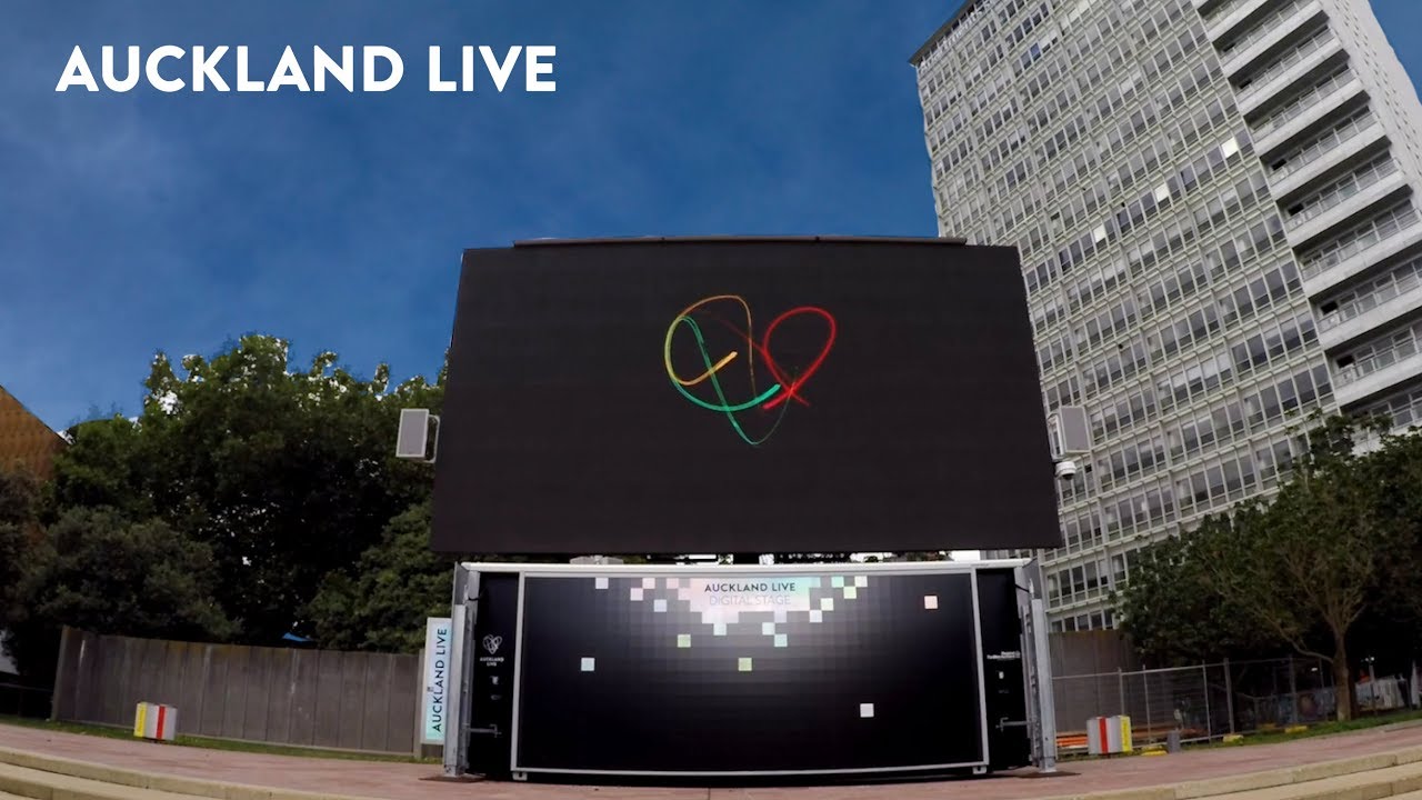 The Auckland Live Digital Stage has Arrived! - YouTube