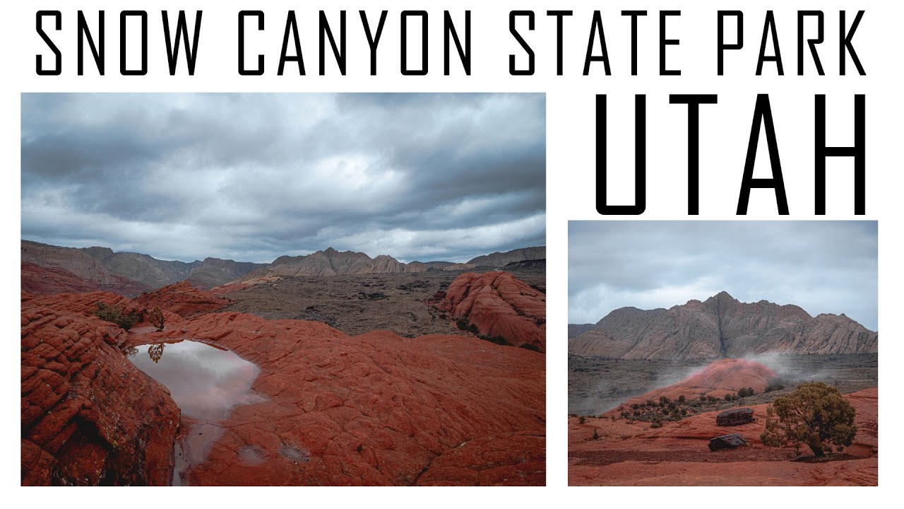 Winter Hiking & Photography In Snow Canyon State Park, Utah - YouTube