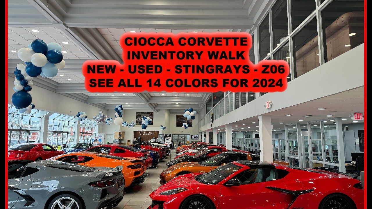 Ciocca Corvette Inventory Walk - Corvette Takeover Date - Meet The ...