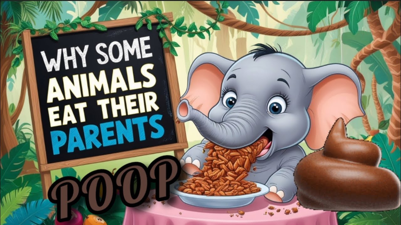 Why Some Animals Eat their Parent's Poop ??? #animals #poop - YouTube