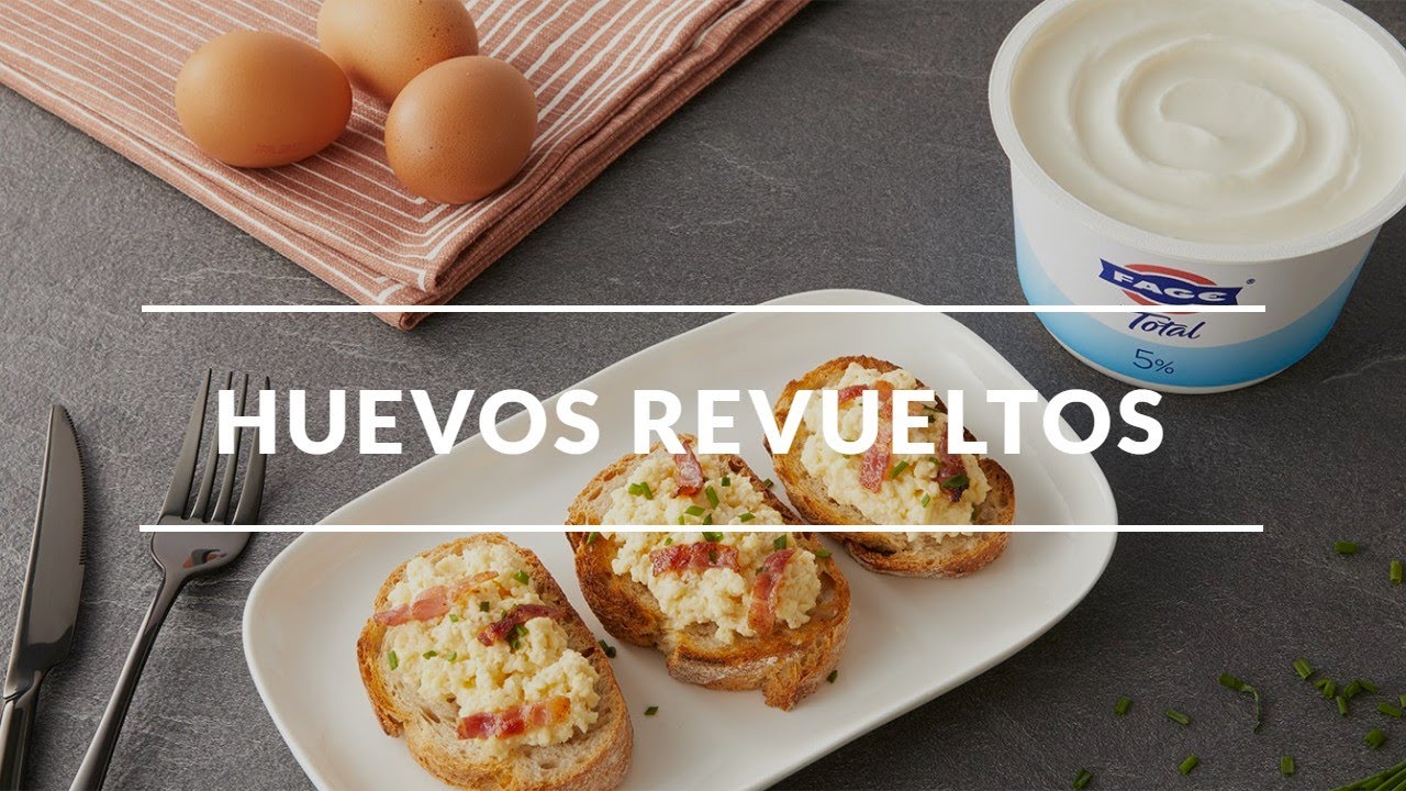 Receta Huevos Revueltos Con Bacon - YouTube