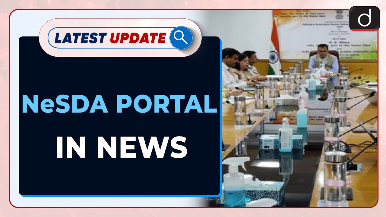NeSDA Portal in News: Latest Update | Drishti IAS English - YouTube
