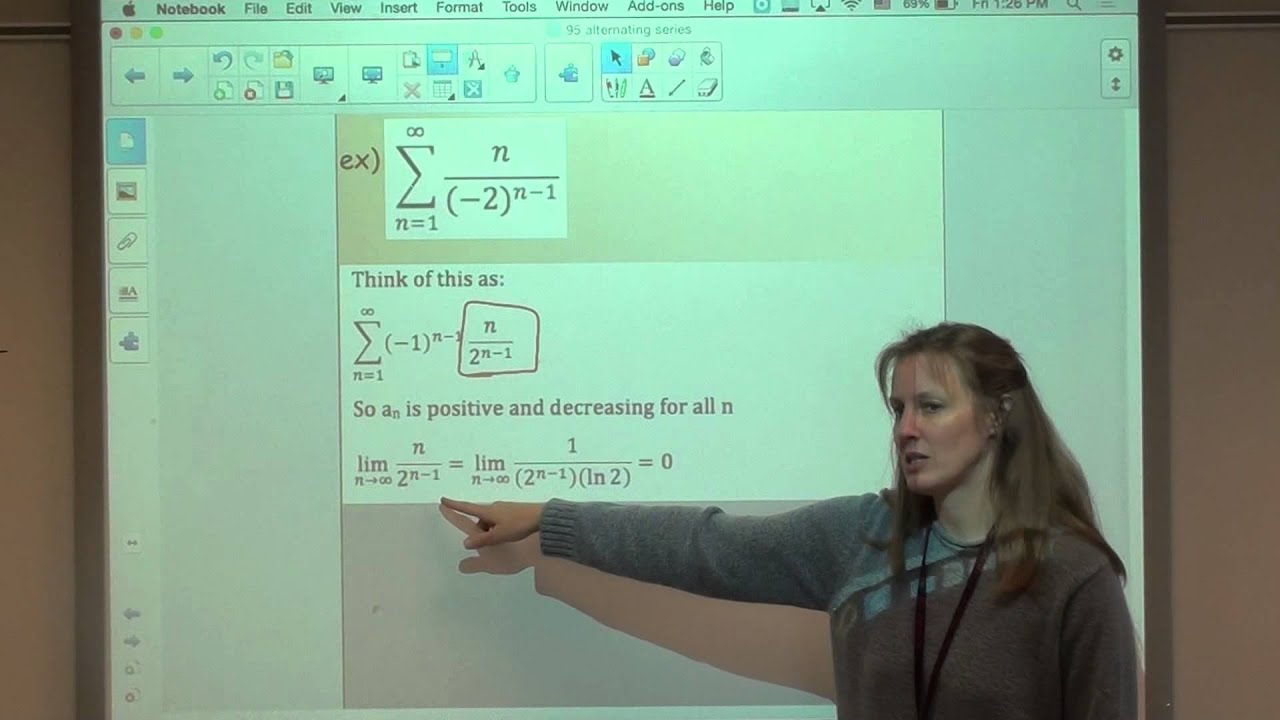 Price AP Calculus BC - 9.5 1st part - Alternating Series - YouTube