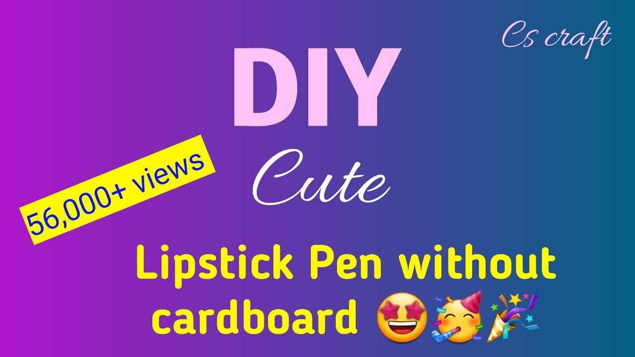 How To Make Cute Lipstick Pencil Without Cardboard Homemade Lipstick how-to-make-cute-lipstick-pencil-without-cardboard-homemade-lipstick
