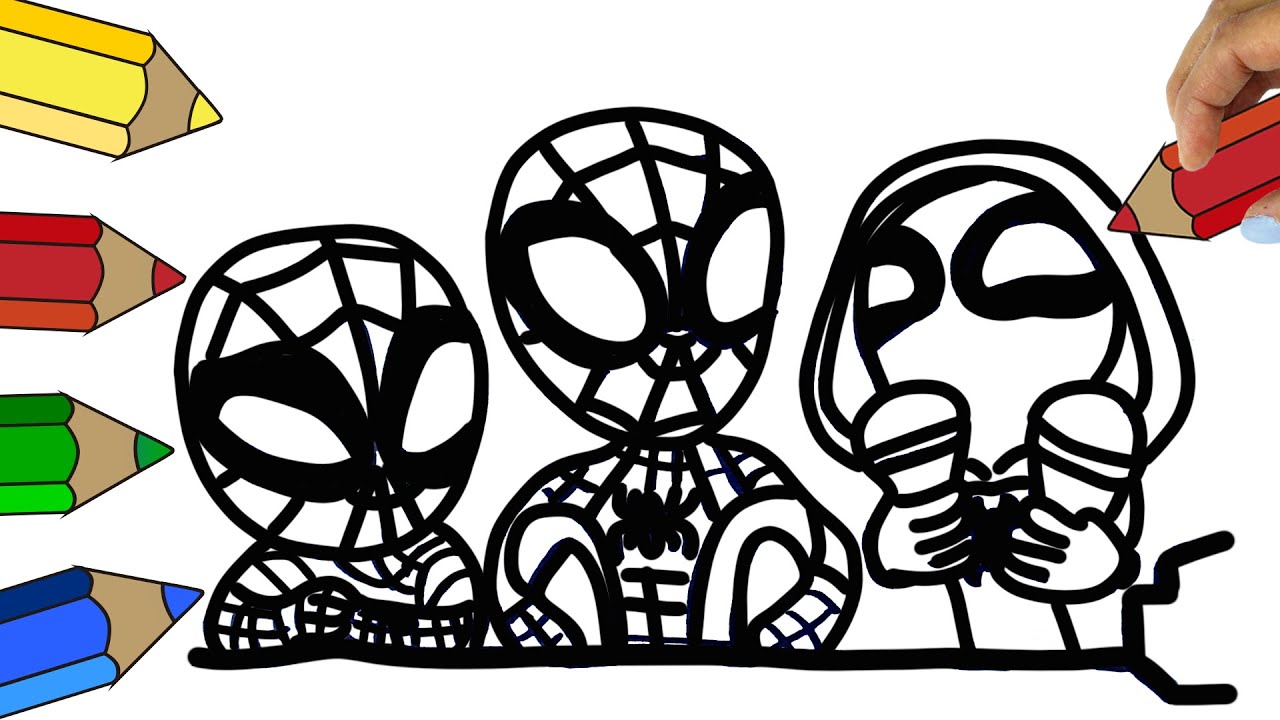 Drawing of the Marvel's Spidey and His Amazing Friends Ghost-Spider ...