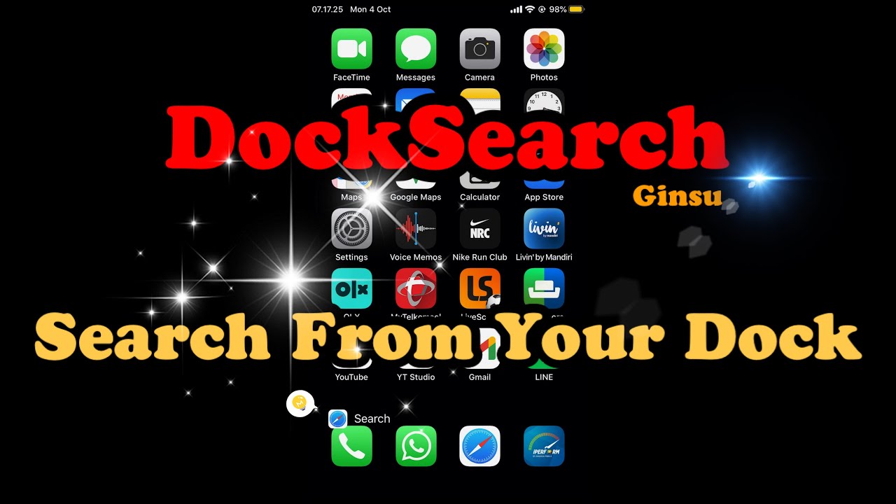 DockSearch - Search From Your Dock | Ginsu - YouTube