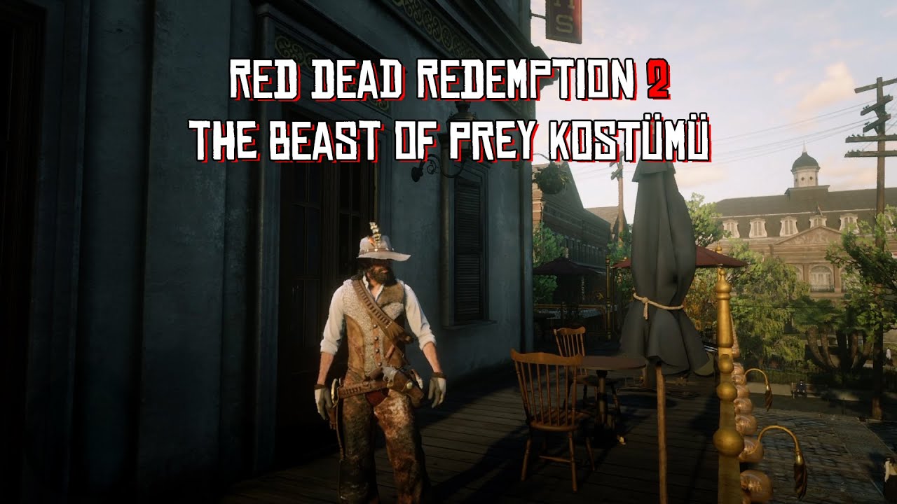 Red Dead Redemption 2 The Beast Of Prey, Yırtıcı Hayvan Kostümü - YouTube