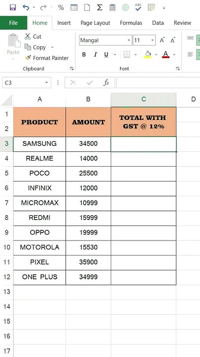 Calculate Gts In Ms Excel Shorts Exceltutorials Youtube