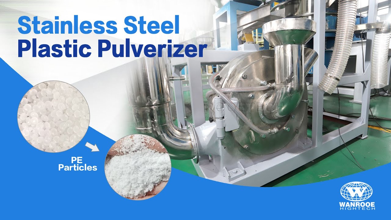 PNMF-400 Waste LDPE Materials Stainless Steel Plastic Pulverizer ...
