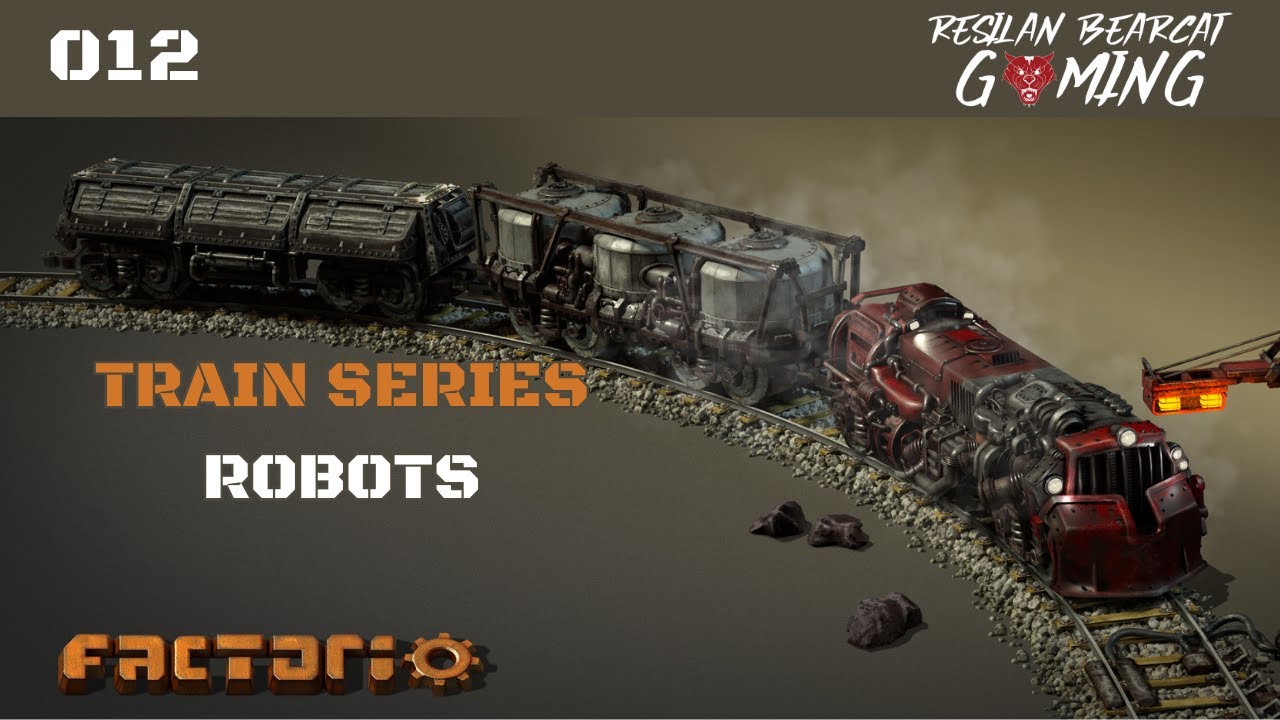 Factorio Train Series - Adding robots to the factory - YouTube