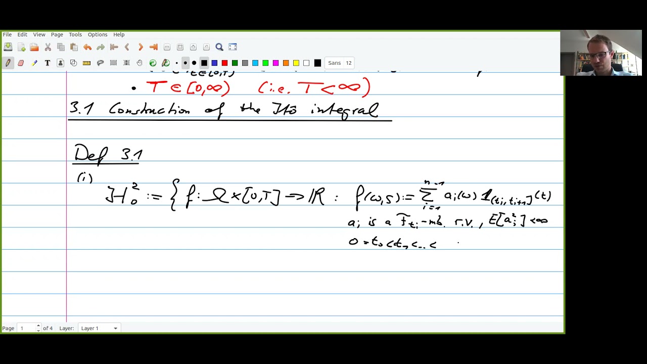 C3.1.1 - Construction of Ito integrals - YouTube