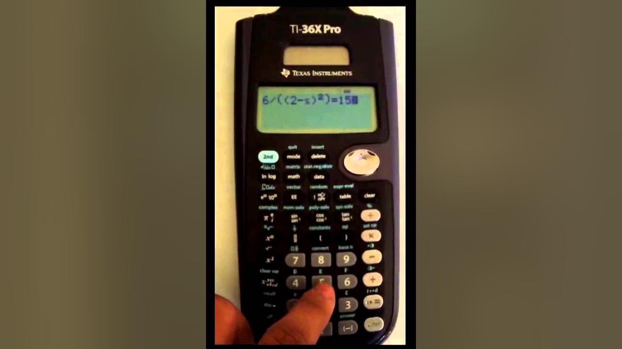 Using Num Solv on a Ti 36x Pro - YouTube