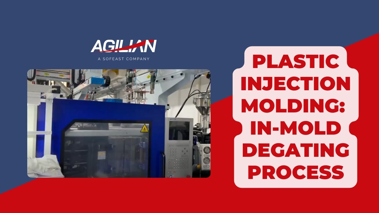 In-Mold Degating at Agilian Plastic & Molds - YouTube