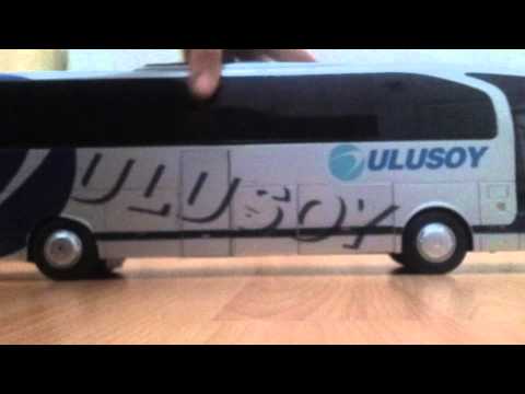 Maket otobüs travego Ulusoy maket  (özel yapım)