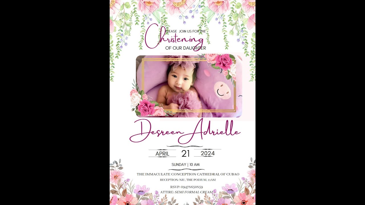 DESREEN'S DEDICATION DAY - YouTube