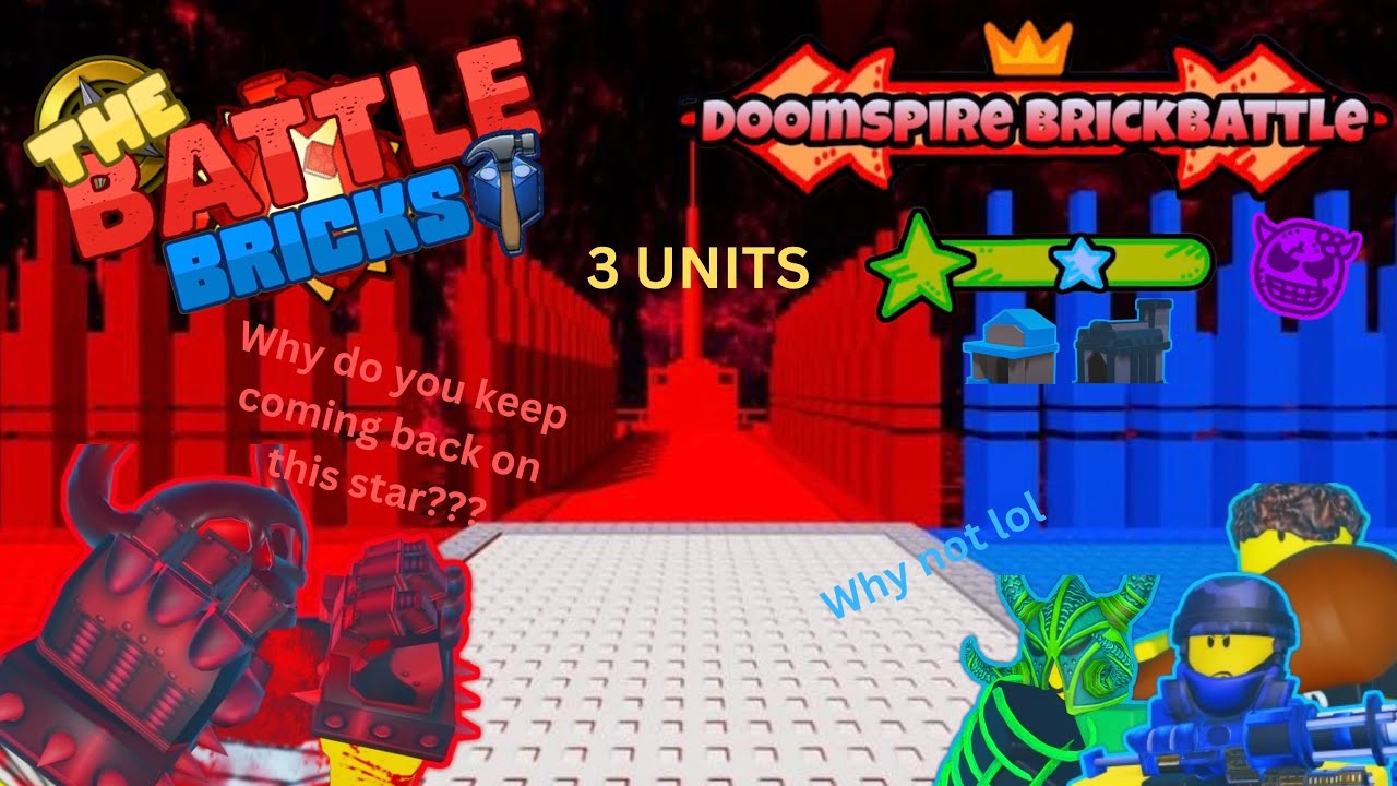 Doomspire BrickBattle 3 UNITS (1 Star Tumore) - The Battle Bricks - YouTube