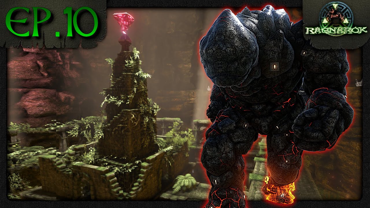 AFFRONTIAMO IL JUNGLE DUNGEON E IL GOLEM DI LAVA ! - Ark Ragnarok ITA ...